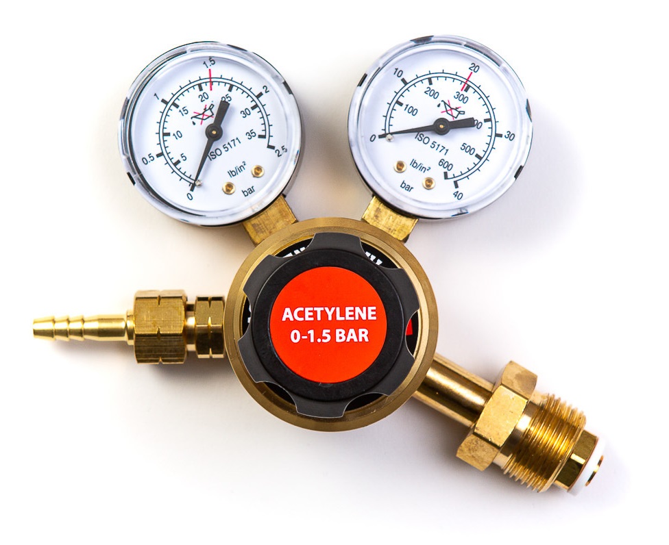 Kaasuvirtausmittari Asetyleeni 2-kellolla - Hammer verkkokauppa