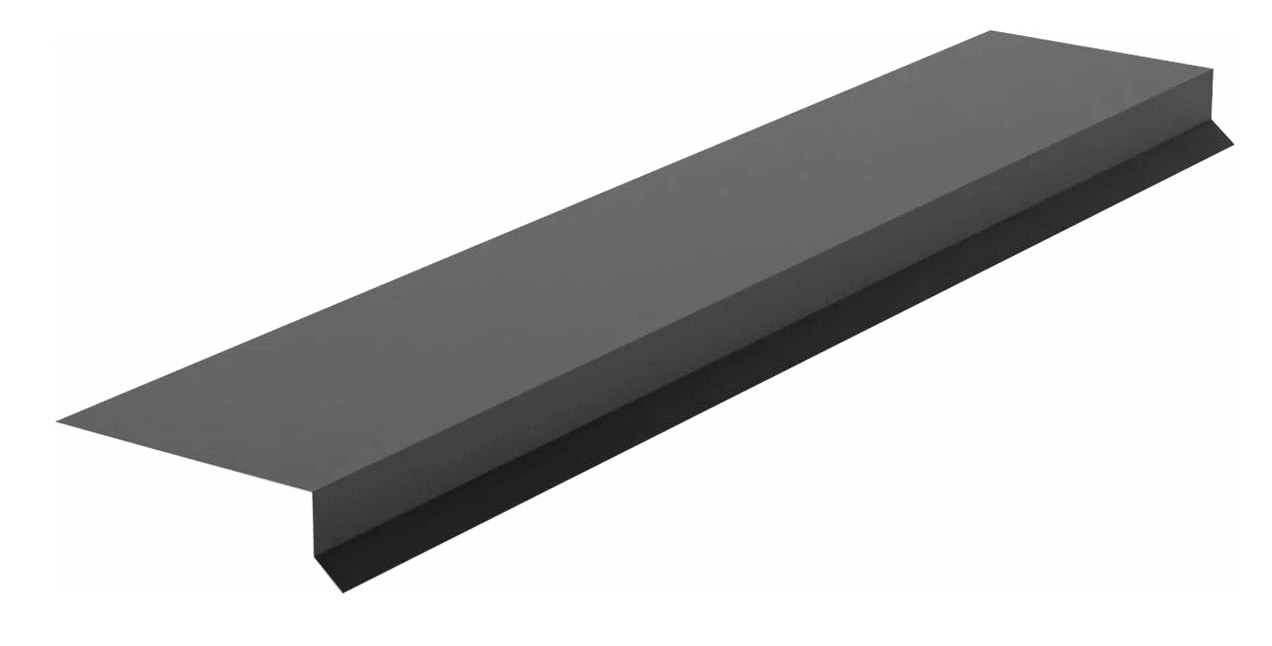 Räystäslista RR23 tumma harmaa 145x50x2000mm - Hammer verkkokauppa