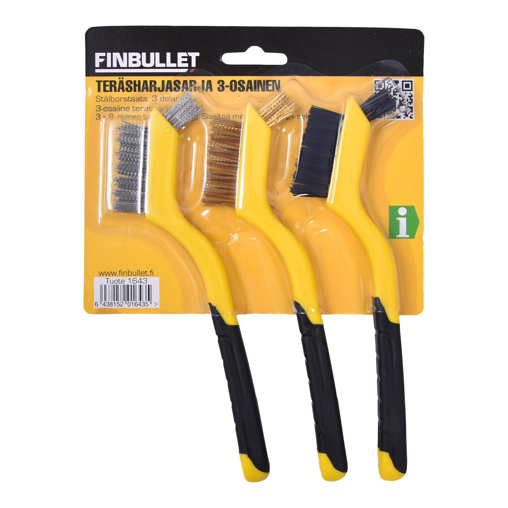 Finbullet Teräsharjasarja 3-os 3x8 riviä - Hammer verkkokauppa