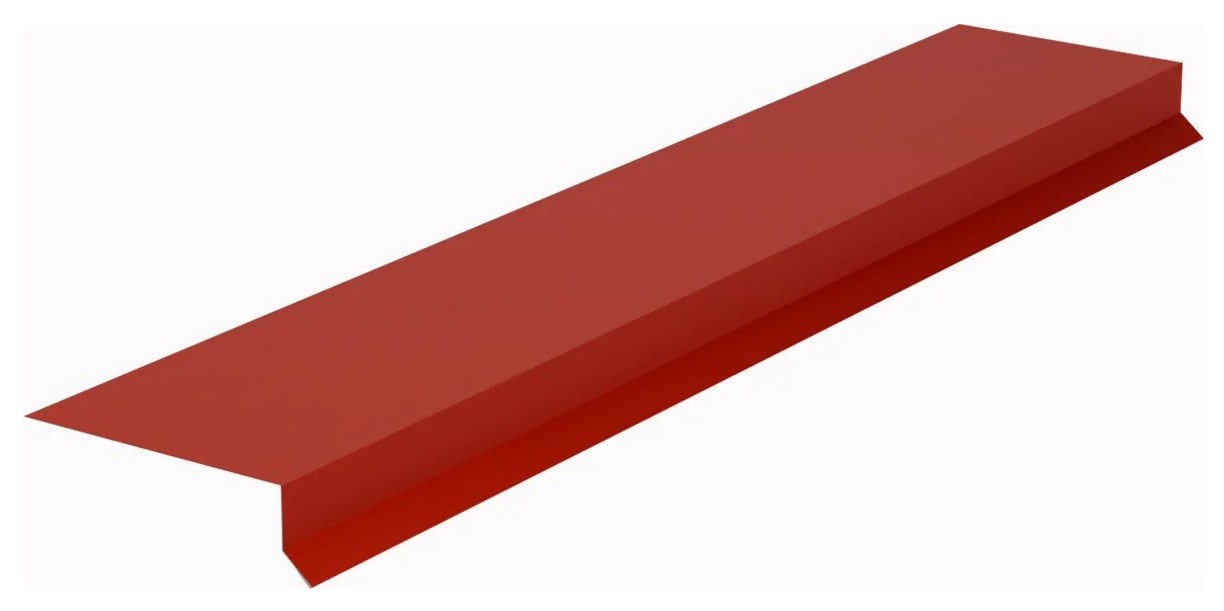 Räystäslista RR29 punainen 145x50x2000mm - Hammer verkkokauppa