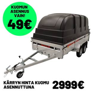 Peräkärryt kuomulla edullisesti | Hammer.fi verkkokauppa