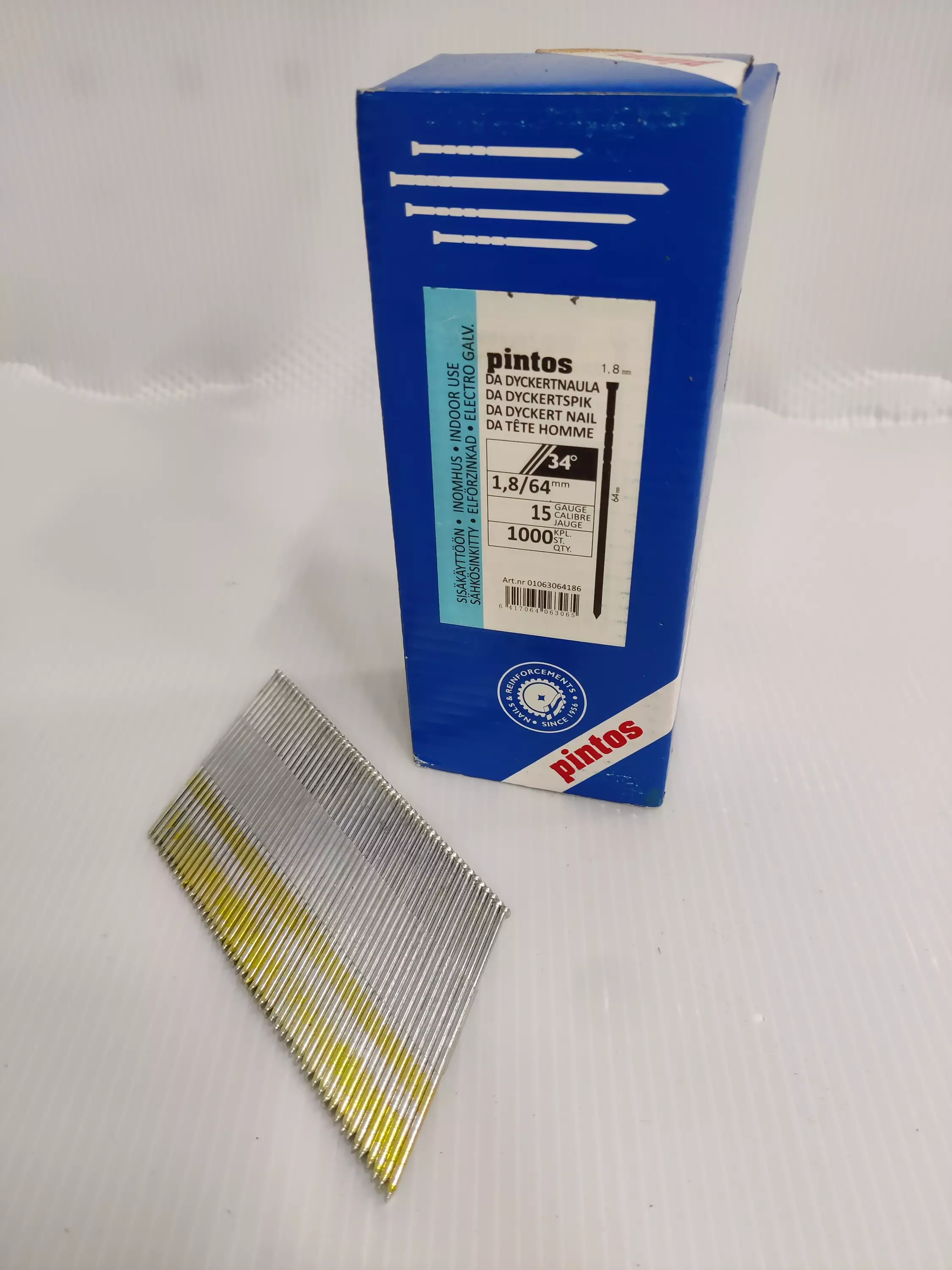 Pintos Dyckertnaula 34° SS 1,8mm/64mm 1000kpl - Hammer verkkokauppa
