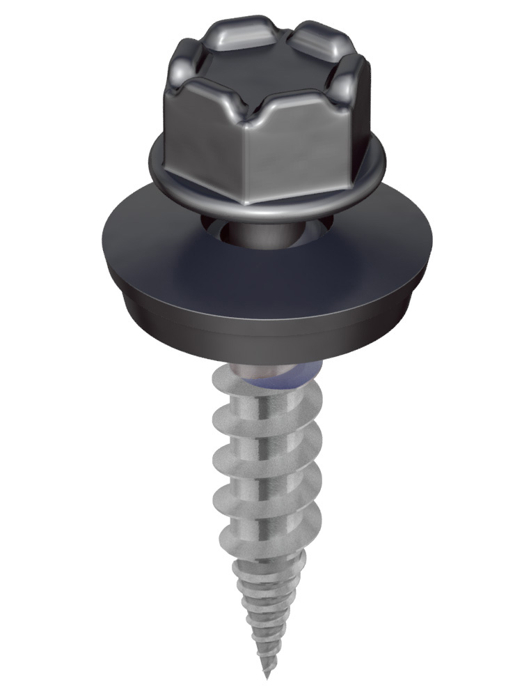 Kingi kateruuvi 4,8 x 25, RR33 - Musta, 250kpl Patentoitu 3 ...