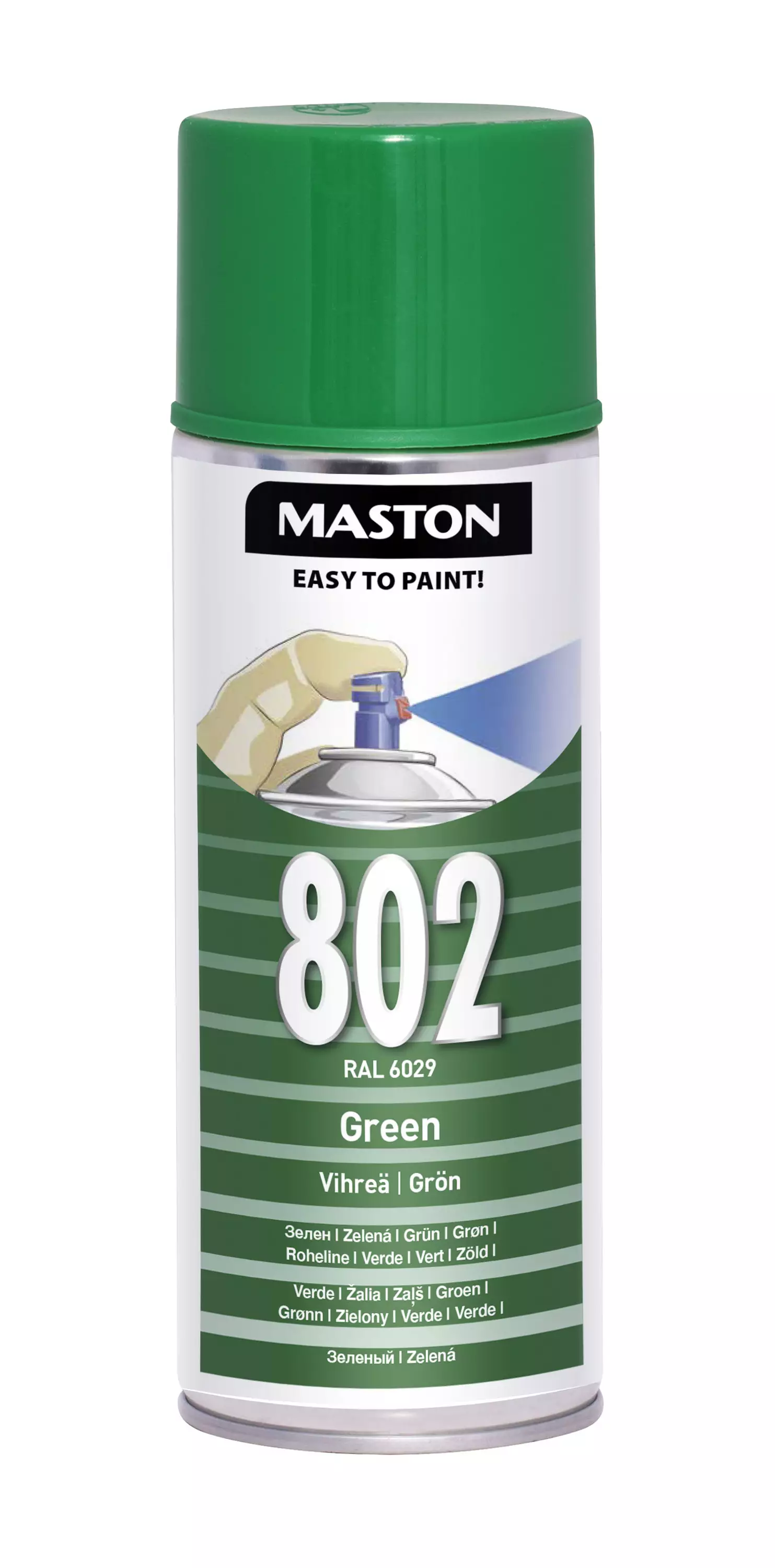 Maston spraymaali 100 - Vihreä 802 RAL6029 400ml - Hammer verkkokauppa