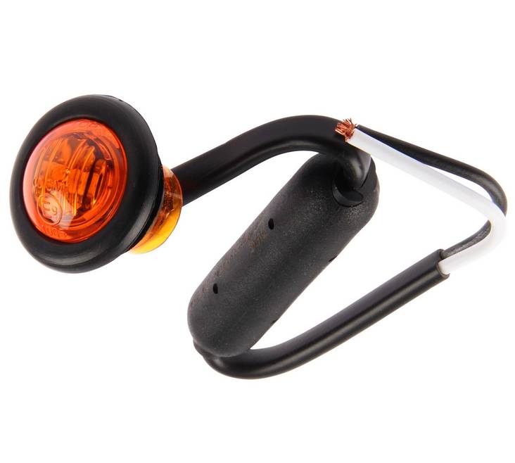 BL Led-äärivalo 12/24V keltainen pyöreä - Hammer verkkokauppa