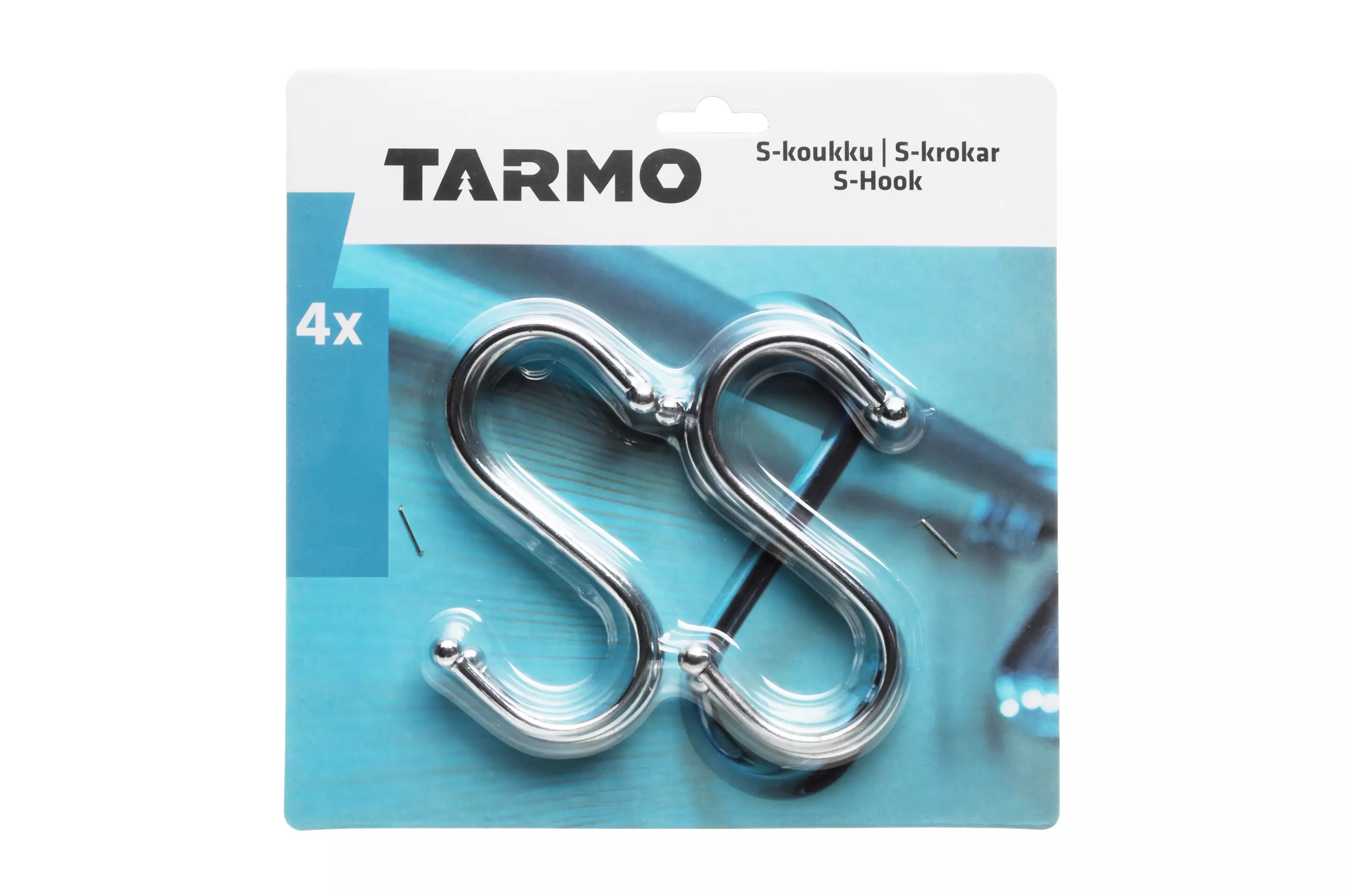 Tarmo S-koukku 4kpl - Hammer verkkokauppa