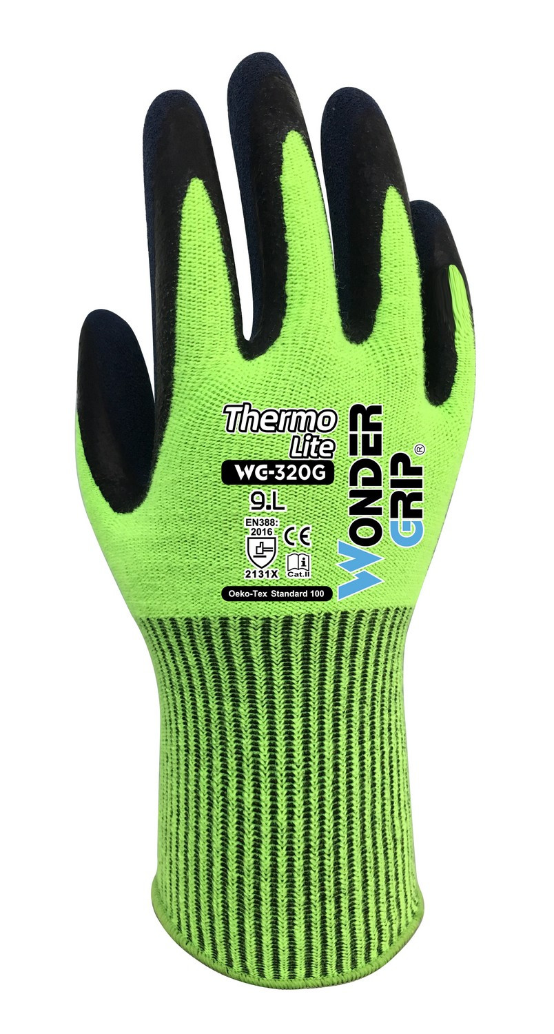 Wonder Grip Thermo Lite suojakäsine Lime - Hammer verkkokauppa
