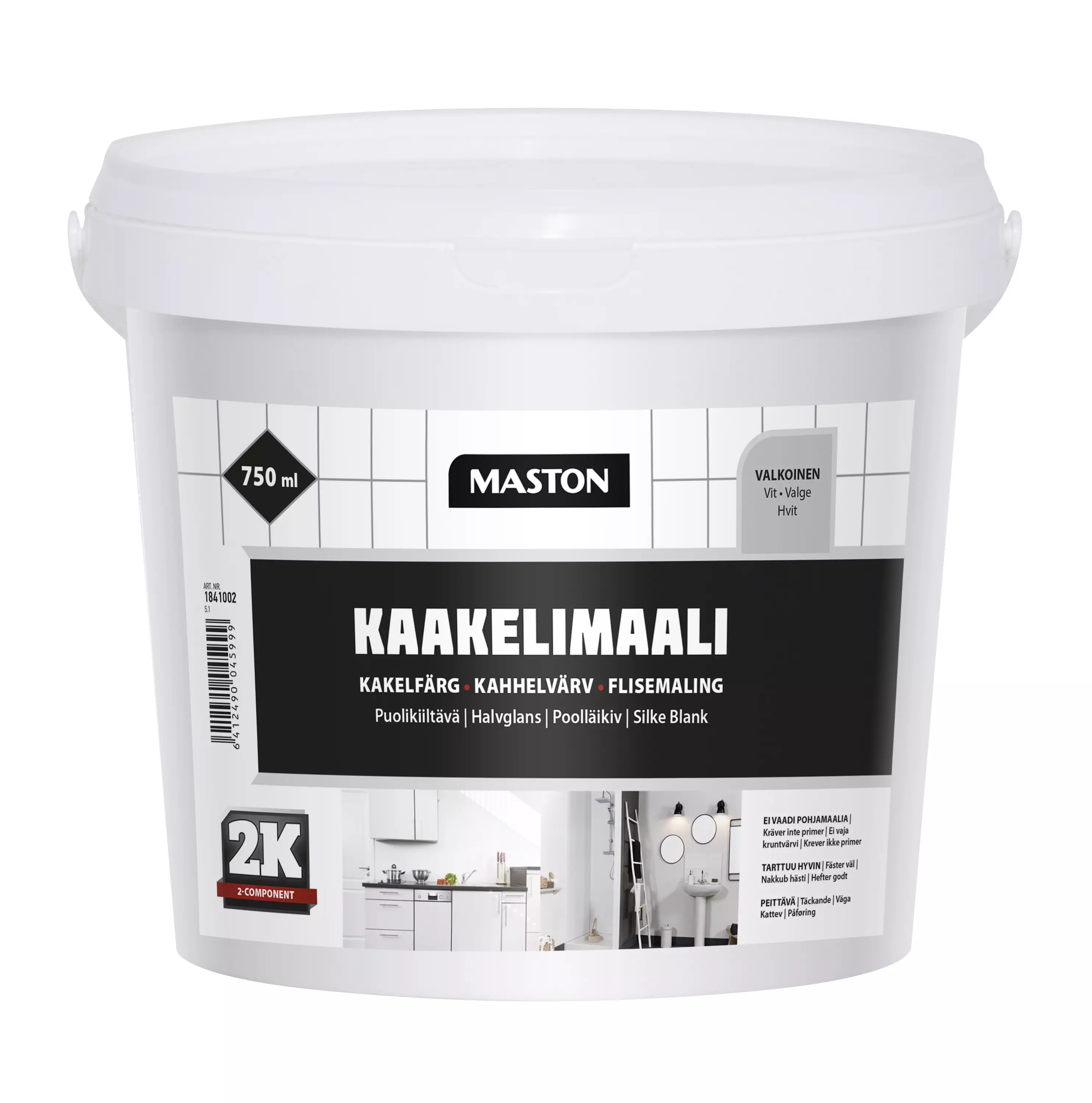 Maston maali 2K Kaakeli 750ml - Hammer verkkokauppa